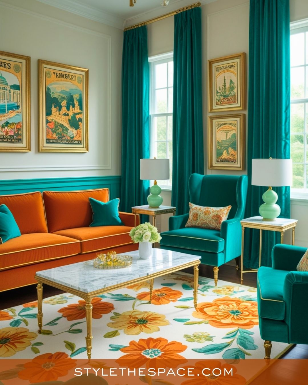 28 Beautiful Burnt Orange Living Room Ideas That Instantly Elevate Your ...