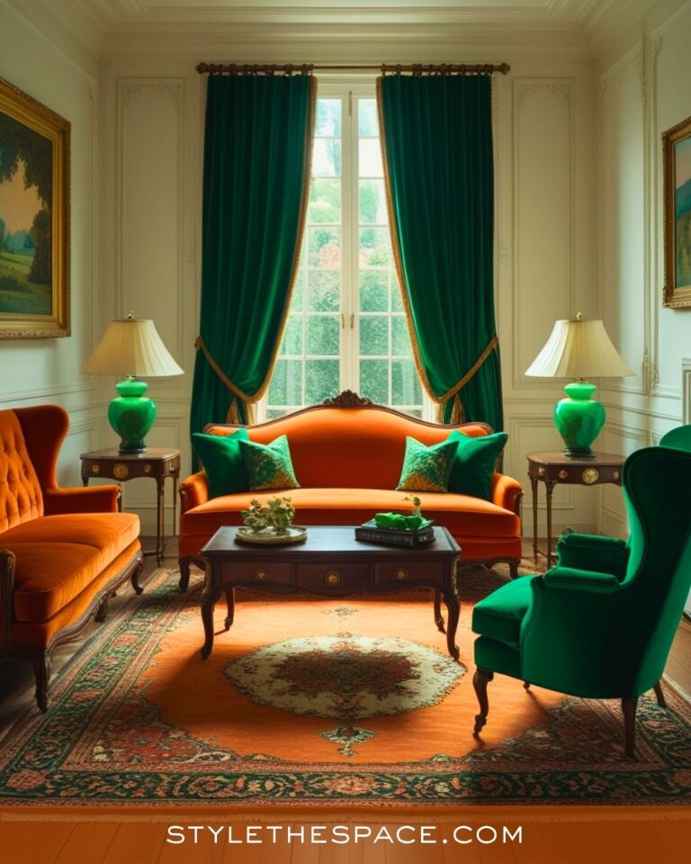28 Beautiful Burnt Orange Living Room Ideas That Instantly Elevate Your ...
