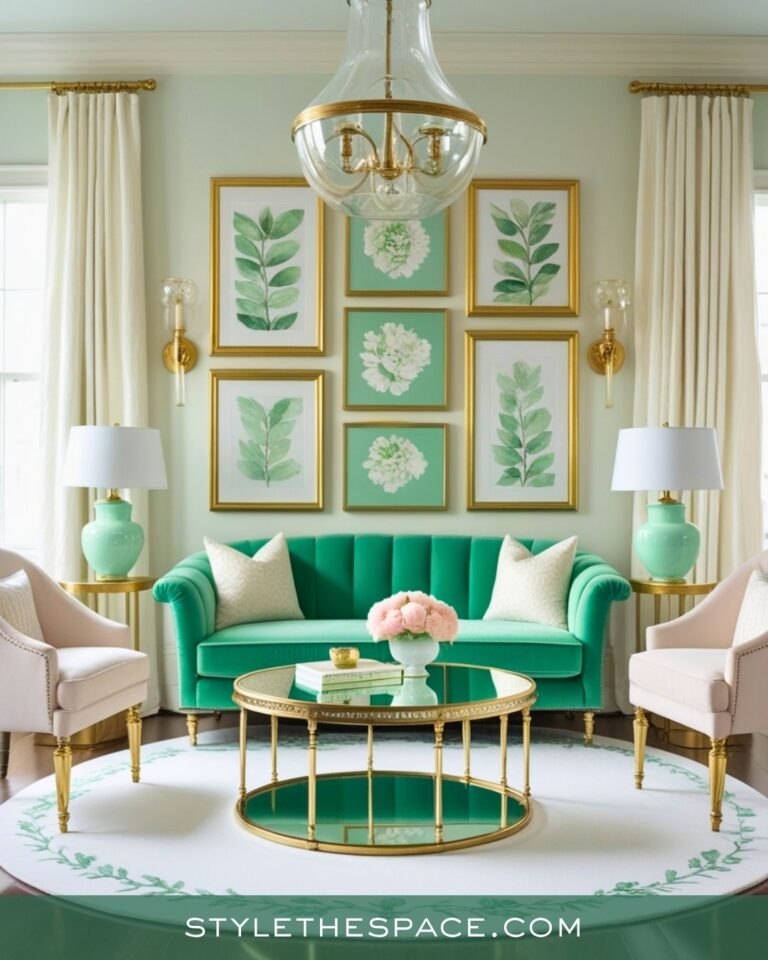 29 Beautiful Green Living Room Ideas for a Fresh and Stylish Home ...