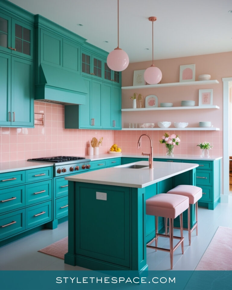 28 Stunning Teal Kitchen Ideas That Prove This Color Never Goes Out of ...