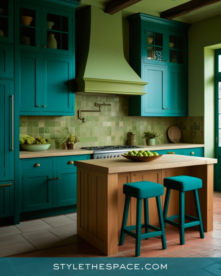 28 Stunning Teal Kitchen Ideas That Prove This Color Never Goes Out of ...