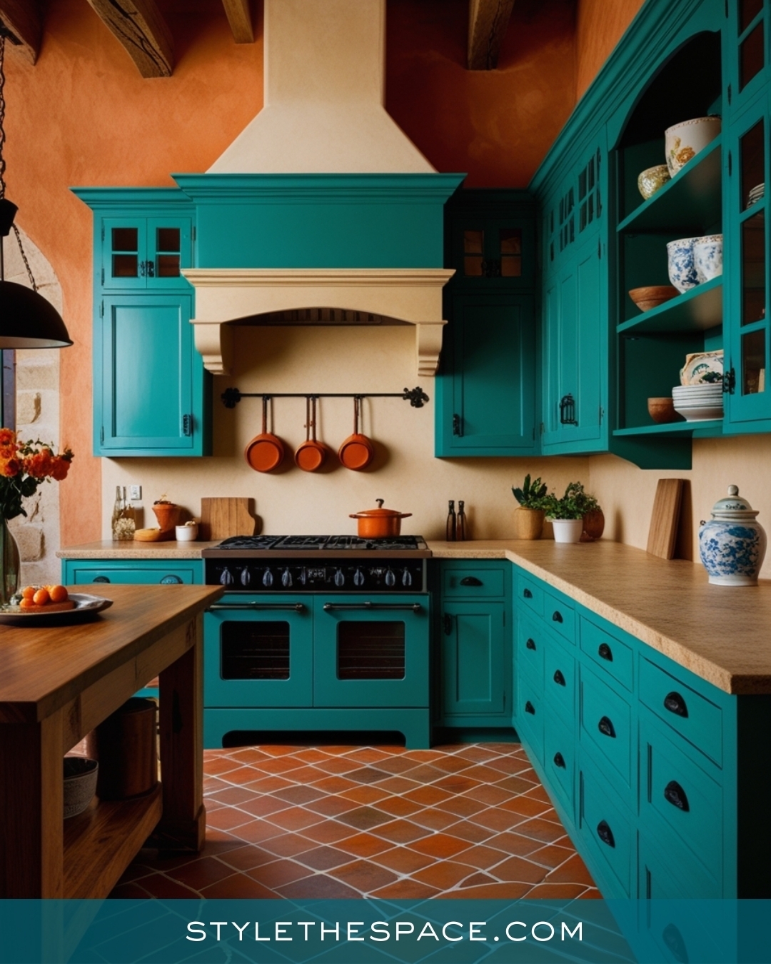 28 Stunning Teal Kitchen Ideas That Prove This Color Never Goes Out of ...