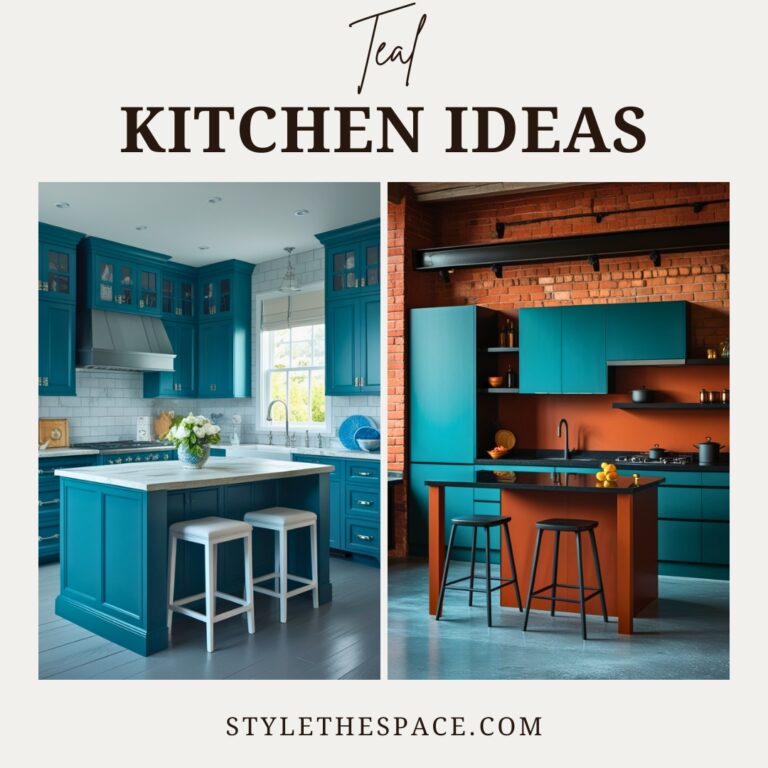 28 Stunning Teal Kitchen Ideas That Prove This Color Never Goes Out of ...